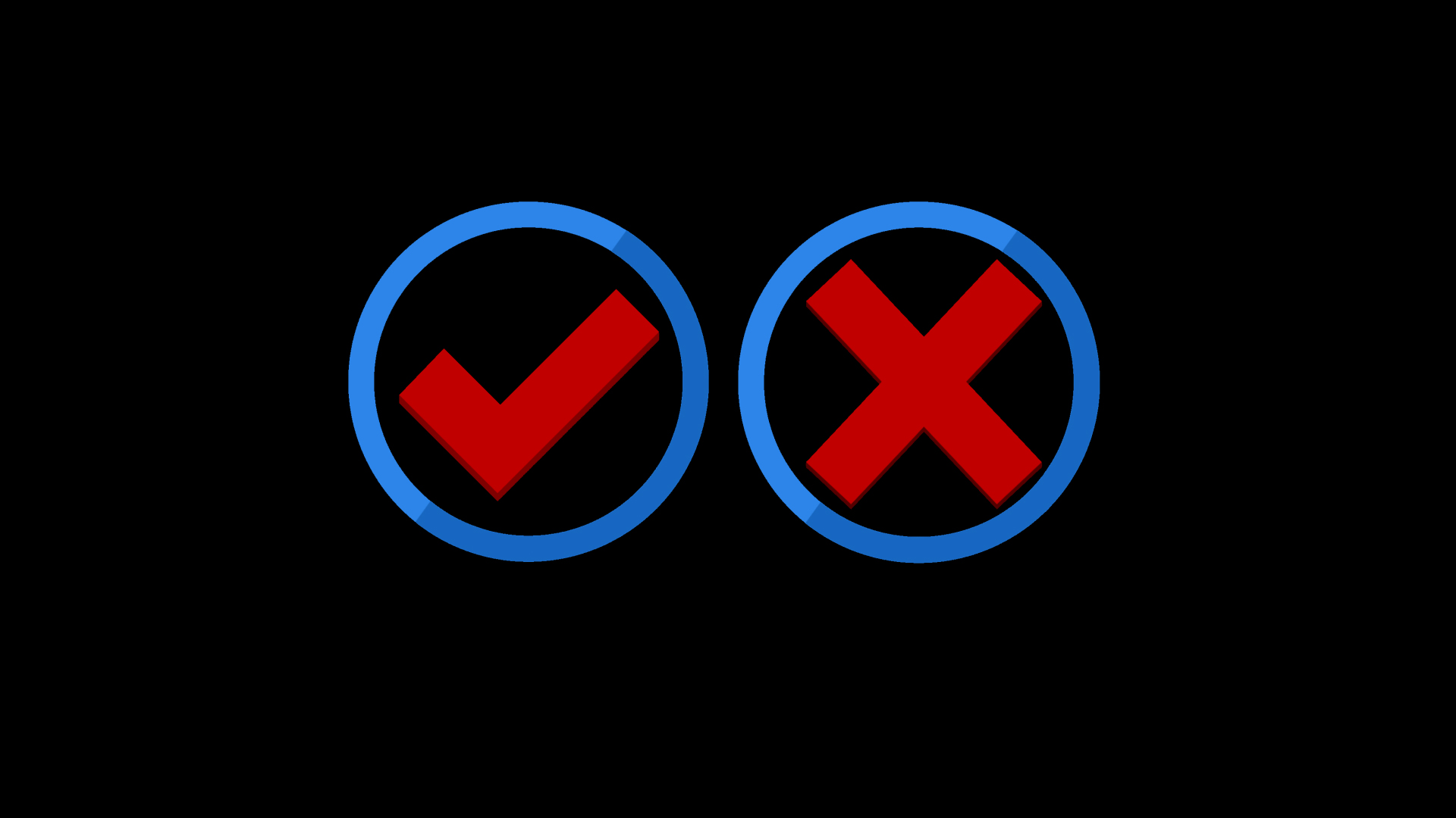 对错对号错号正确错误图标组合符号视频特效素材-千库网