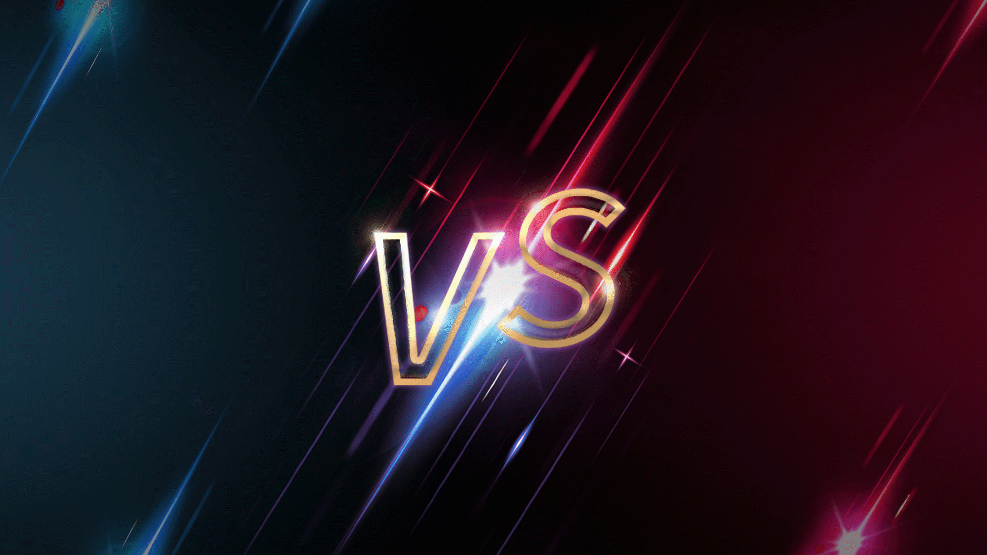 挑战对战PK比赛VS红蓝视频背景视频特效素材-千库网