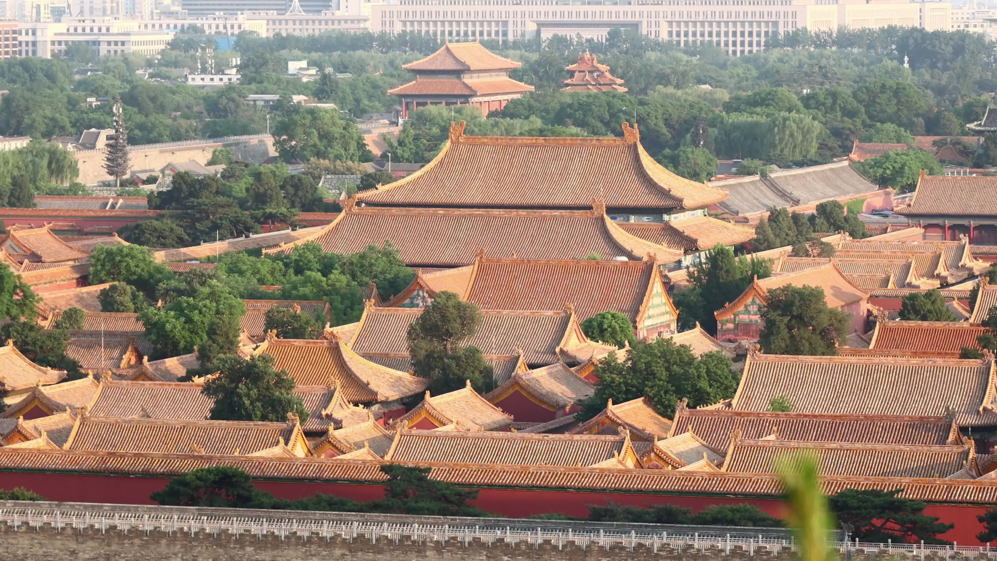 4k北京故宫博物院故宫全景视频实拍视频特效素材-千库网