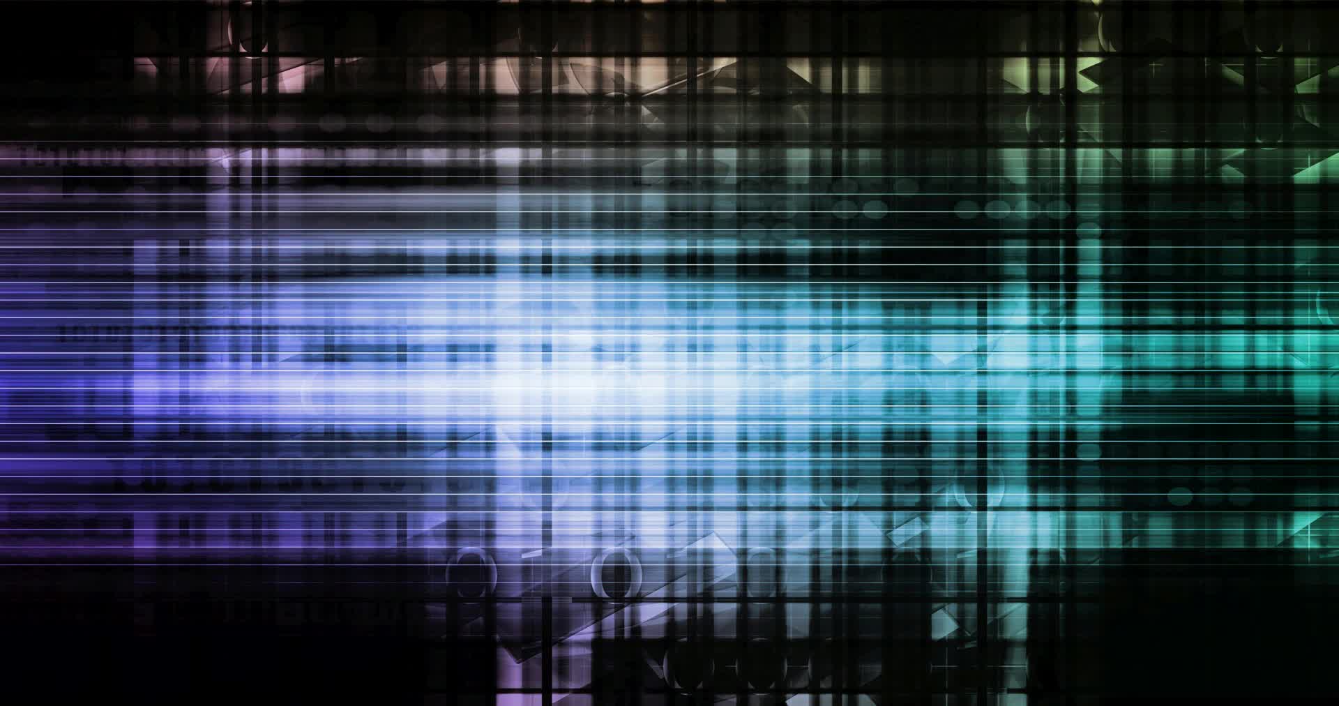 科技分析与虚拟数据管理艺术视频特效素材-千库网